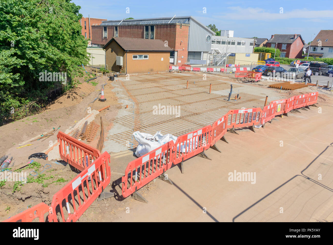 Preparing the site at Velindre Hospital Cardiff for the New Maggies ...