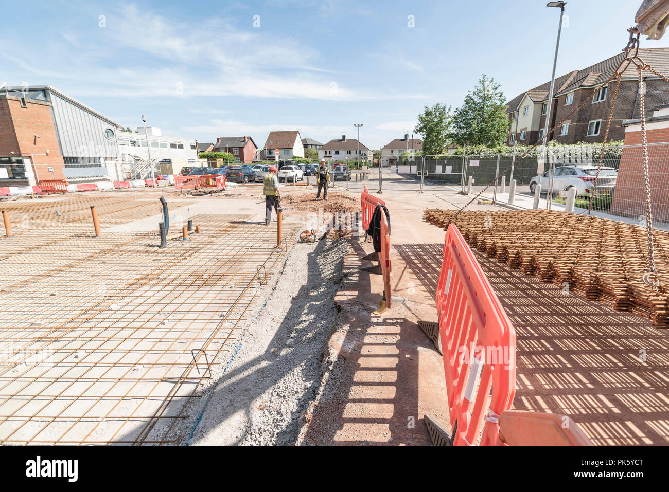 Preparing the site at Velindre Hospital Cardiff for the New Maggies ...