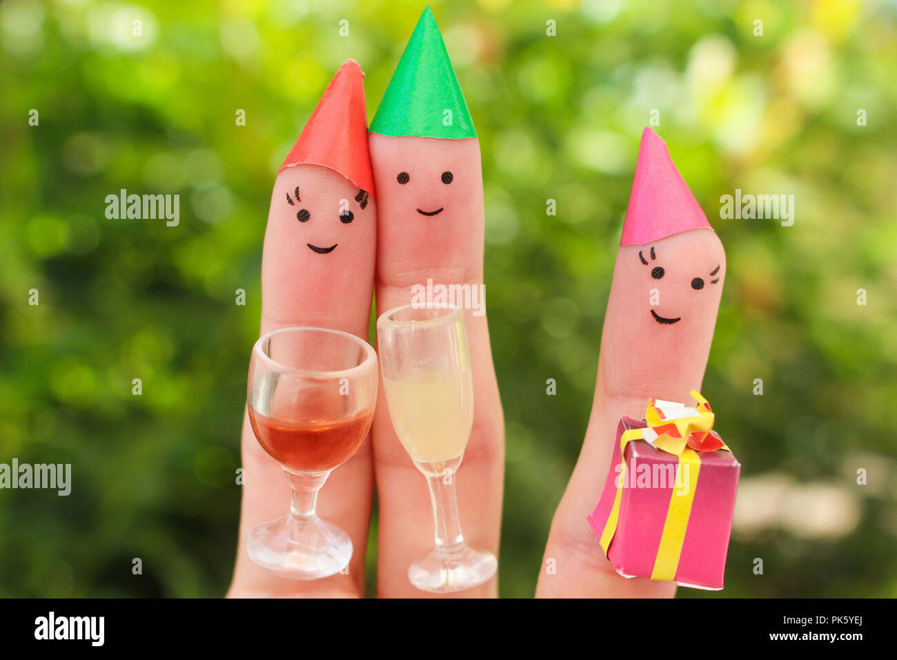 Fingers art family concept hi-res stock photography and images - Alamy