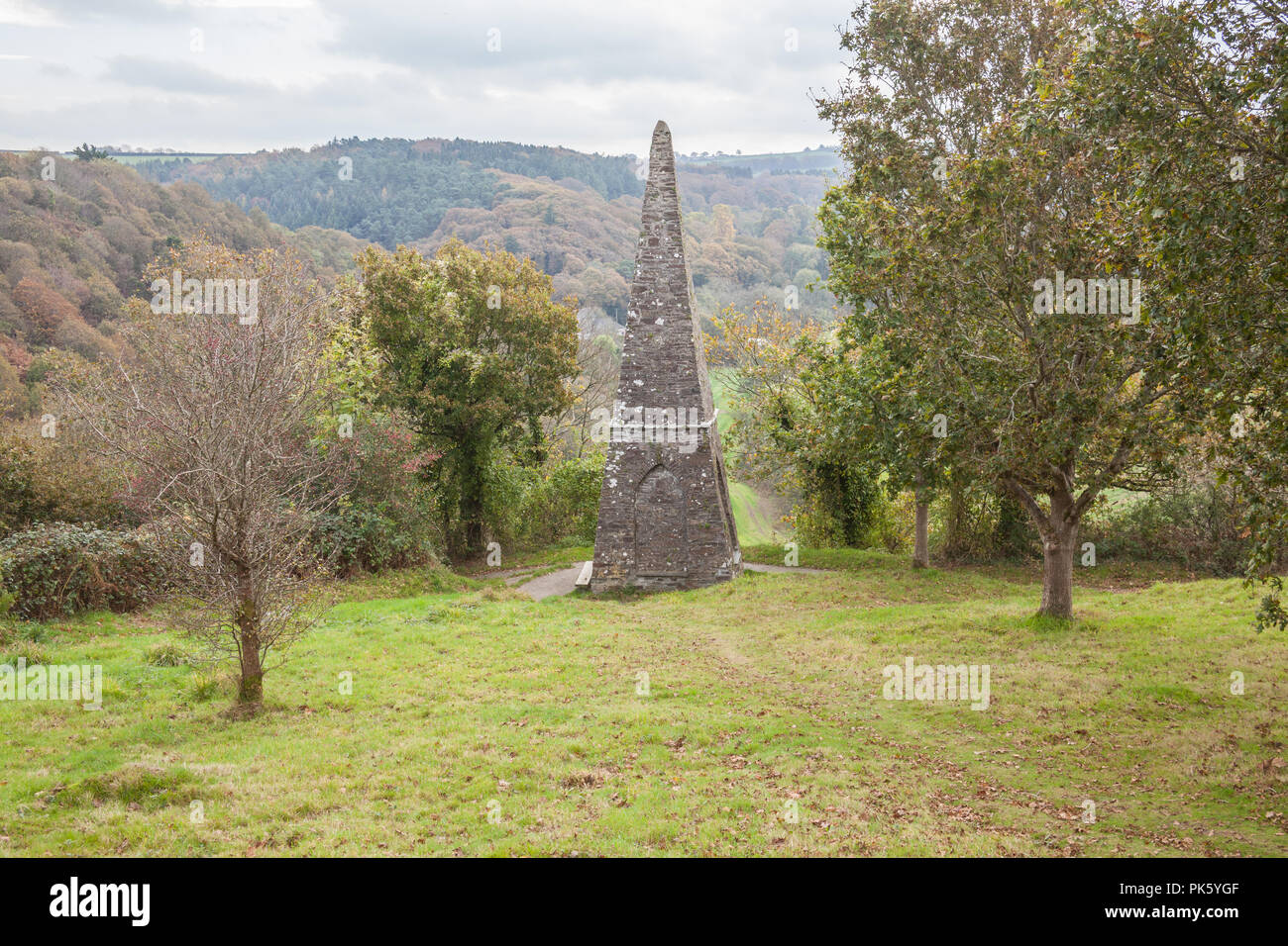Waterloo Monument A stone obelisk erected in 1818 by to commemorate the ...