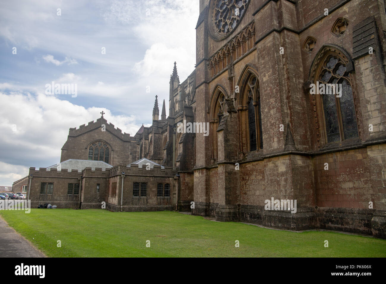 Downside abbey hi-res stock photography and images - Alamy