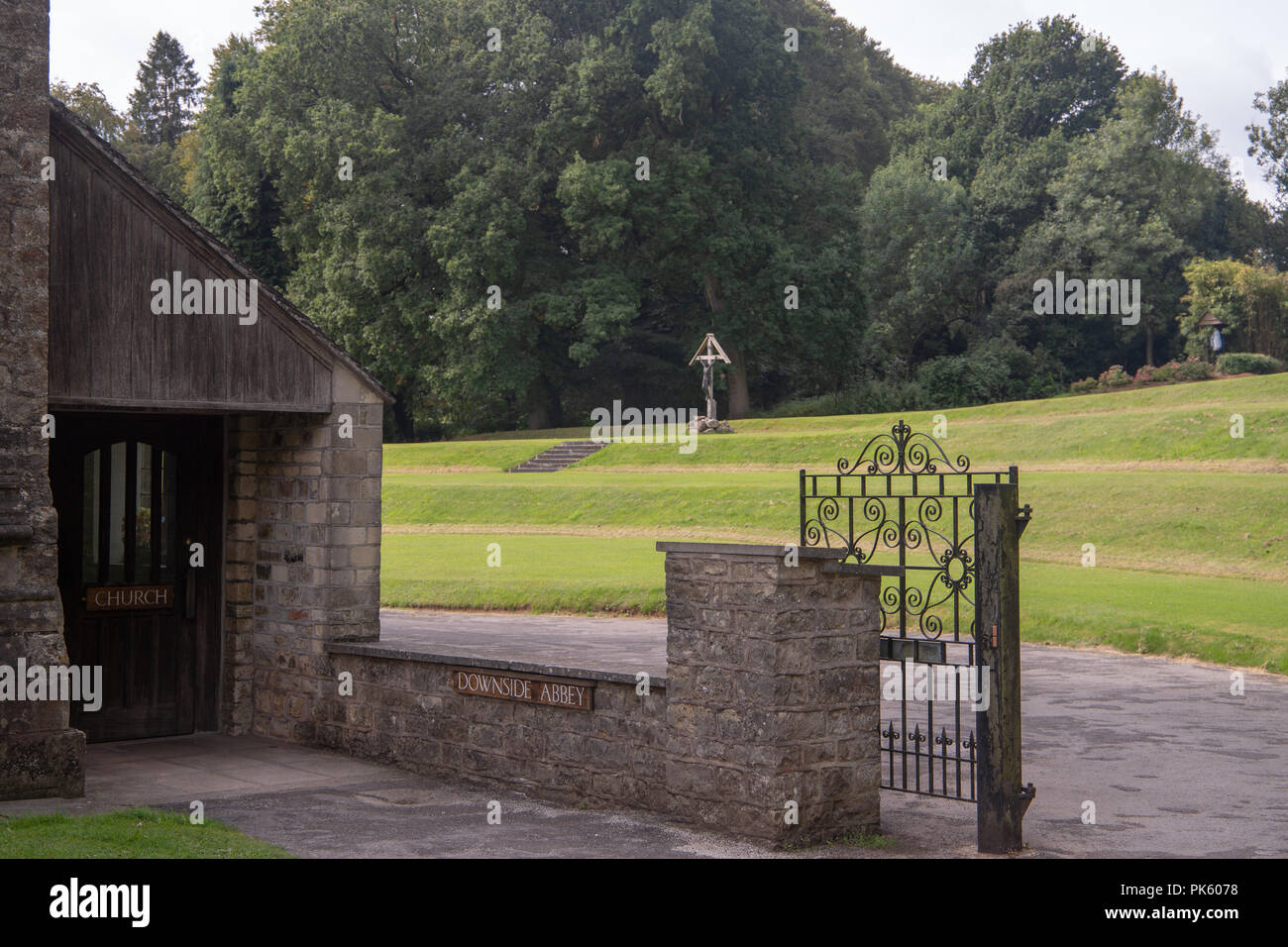 Downside Abbey, Radstock, England Stock Photo - Alamy