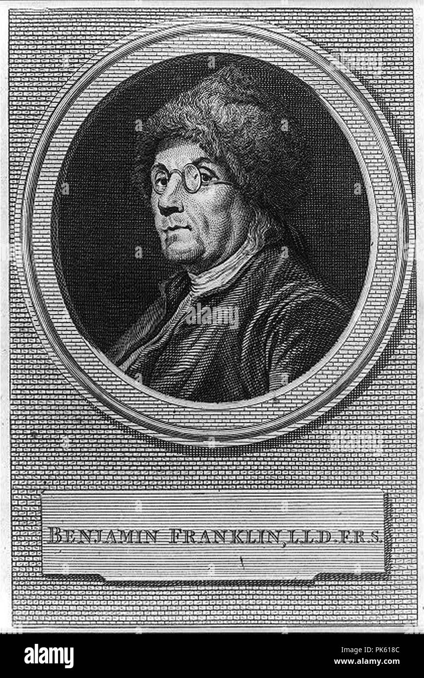 Benjamin Franklin, L.L.D.F.R.S Stock Photo - Alamy