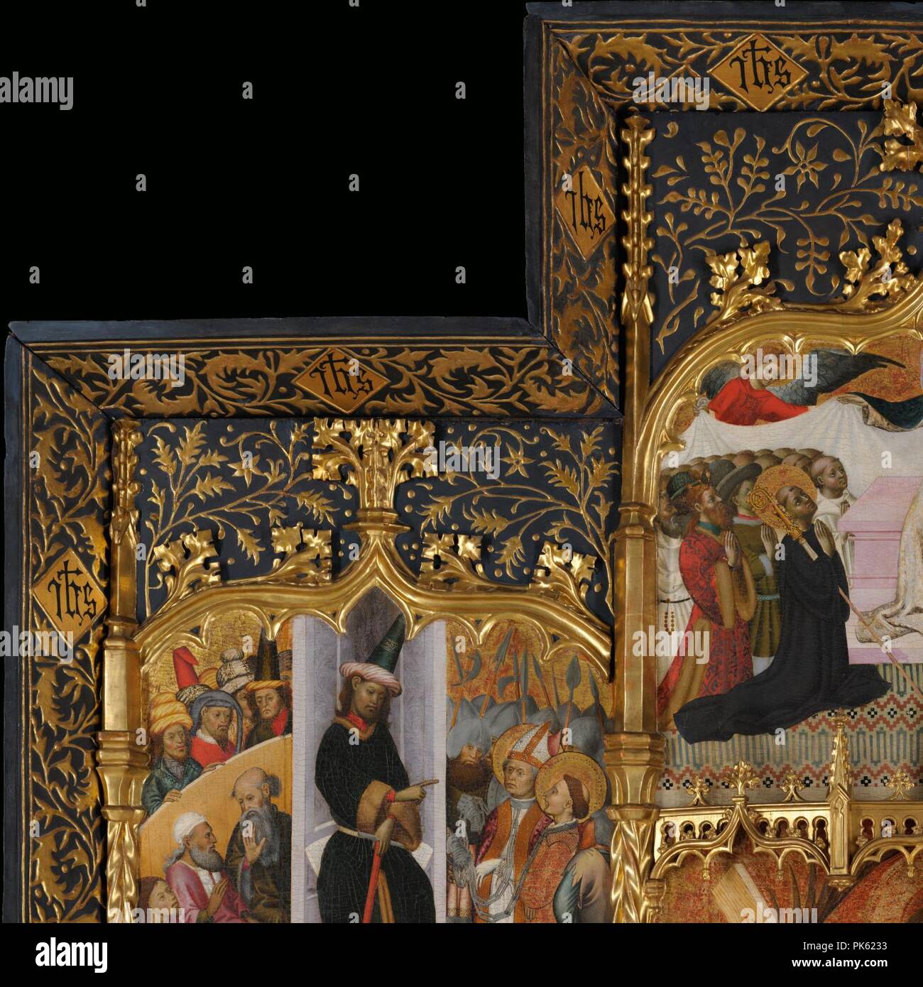 Bernat Martorell - Altarpiece of Saint Vincent Stock Photo - Alamy