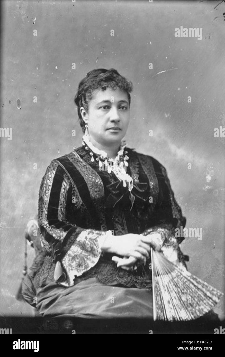Bernice Pauahi Bishop photograph by Menzies Dickson (PP-96-1-007 Stock ...
