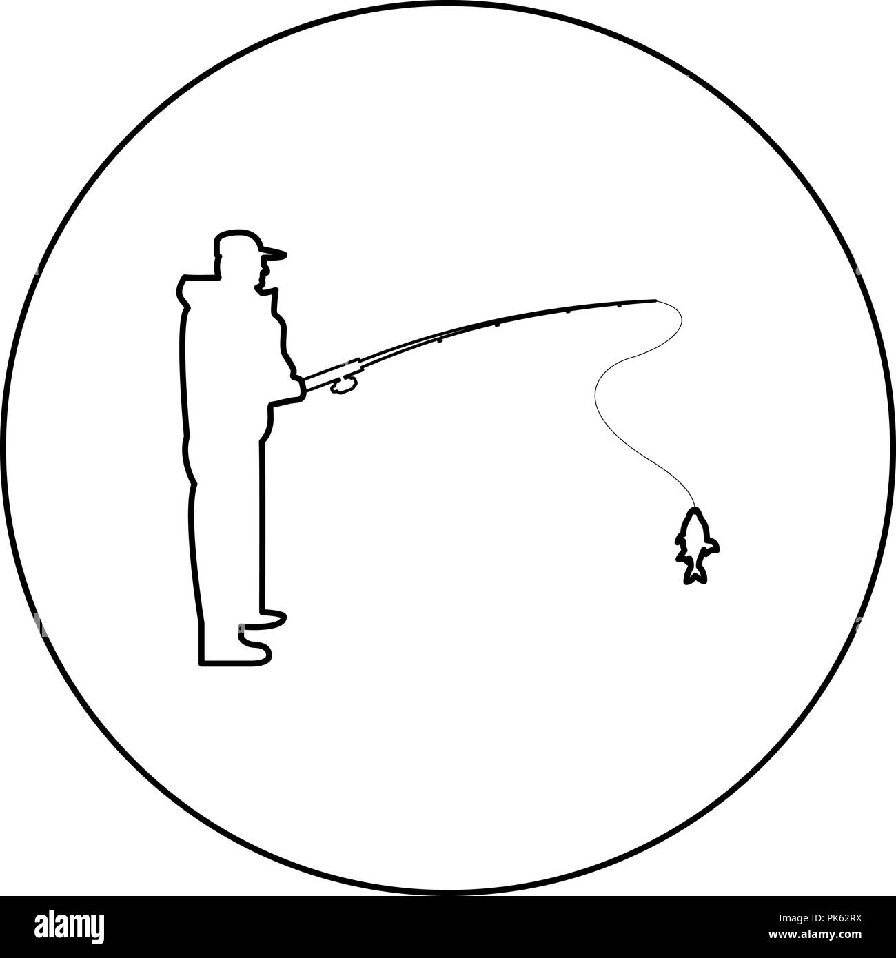 Fishermen fishery man Black and White Stock Photos & Images - Alamy