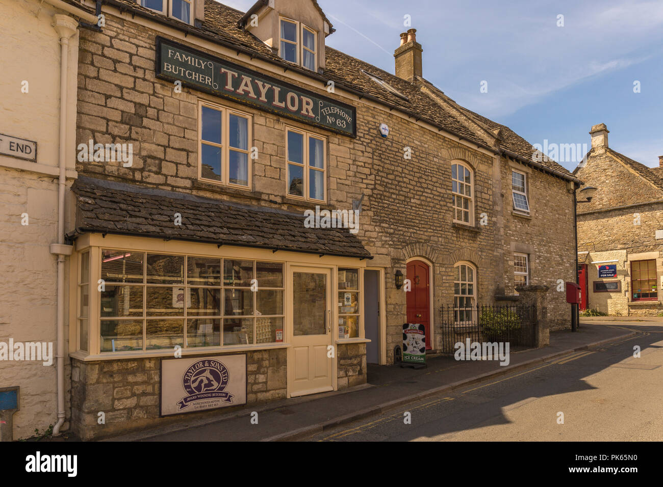 High Street, Minchinhampton Stock Photo - Alamy
