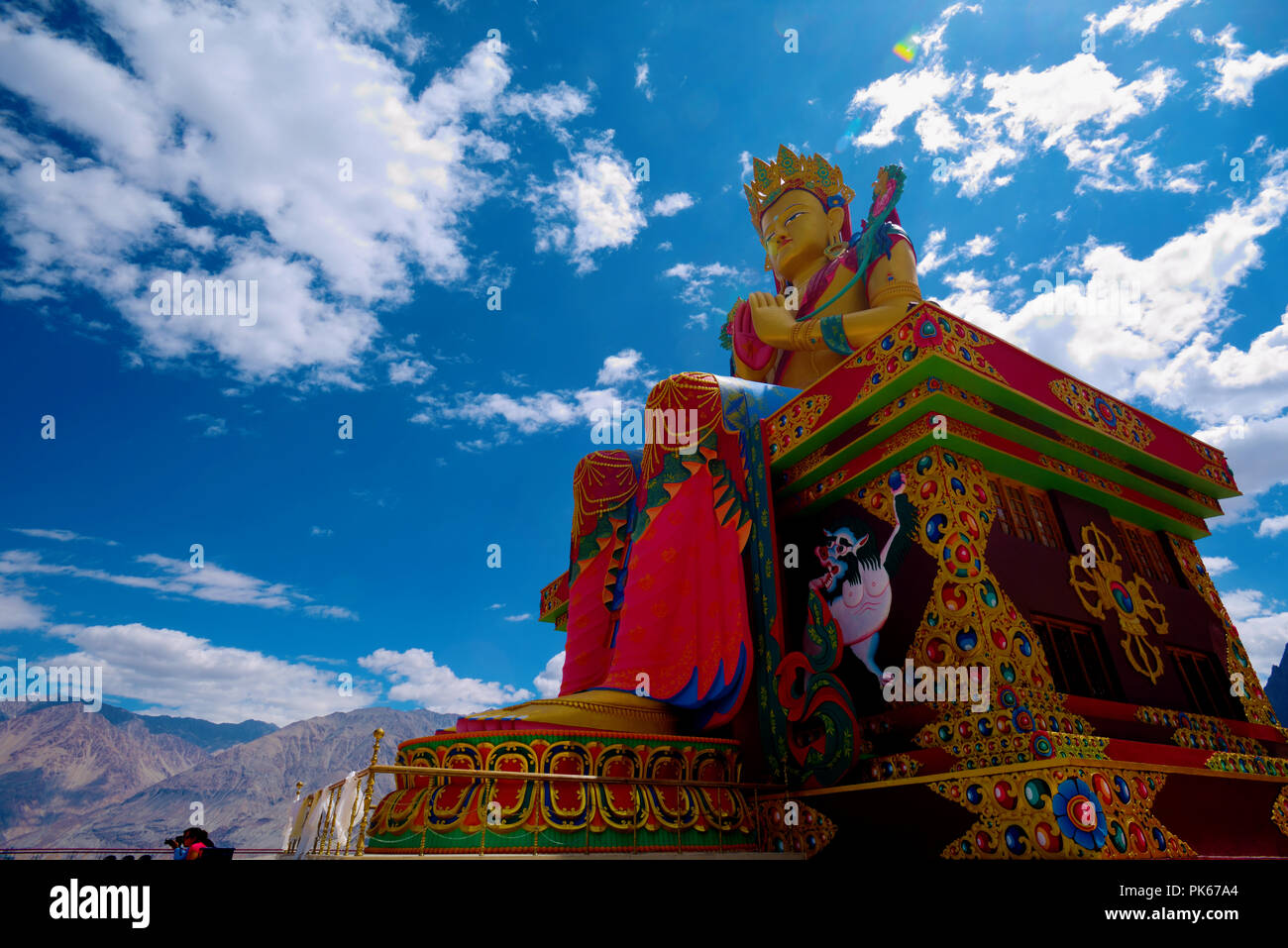 Diskit monastery, Leh ladakh , india Stock Photo - Alamy
