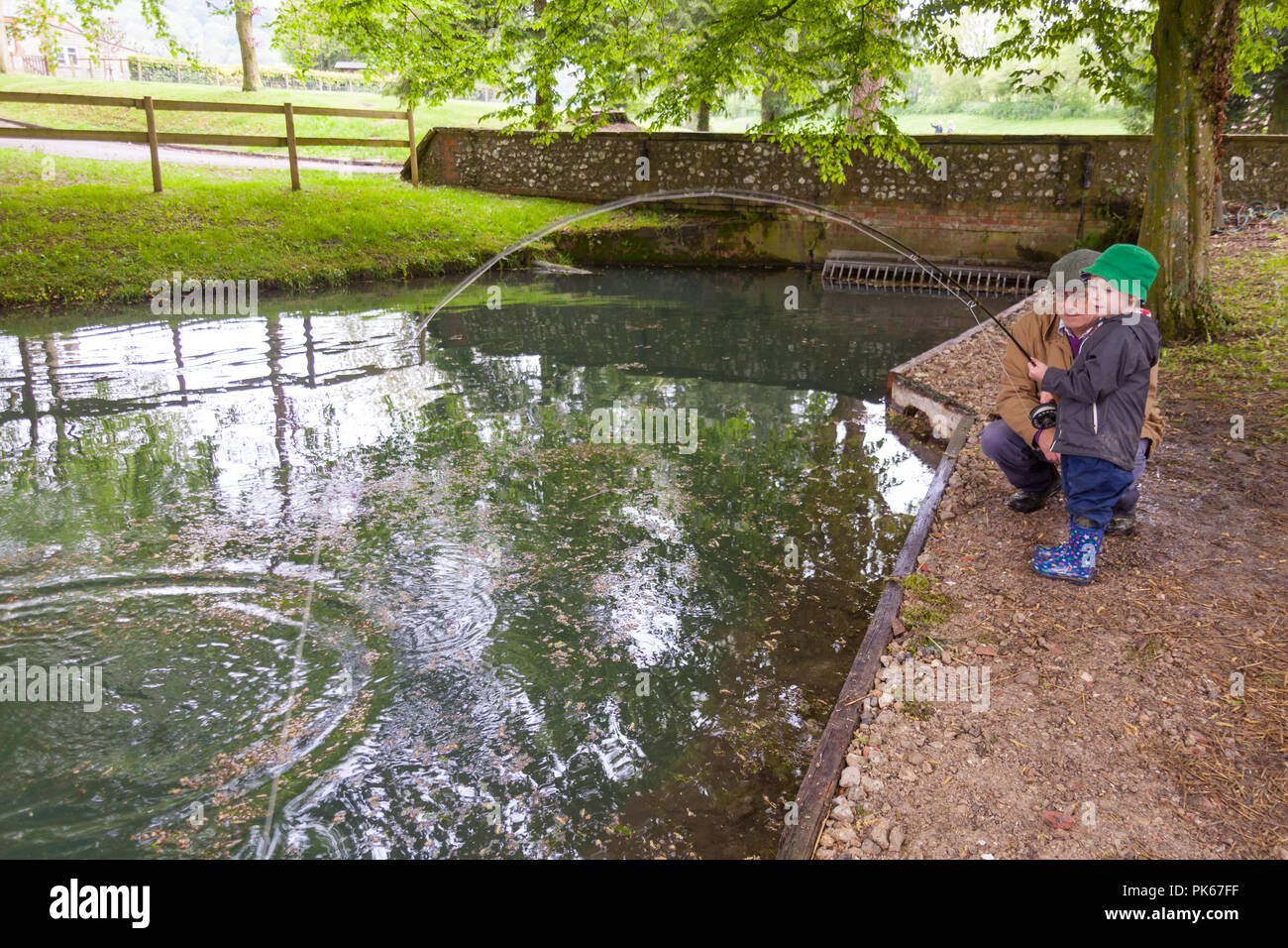 Meon springs glamping hi-res stock photography and images - Alamy