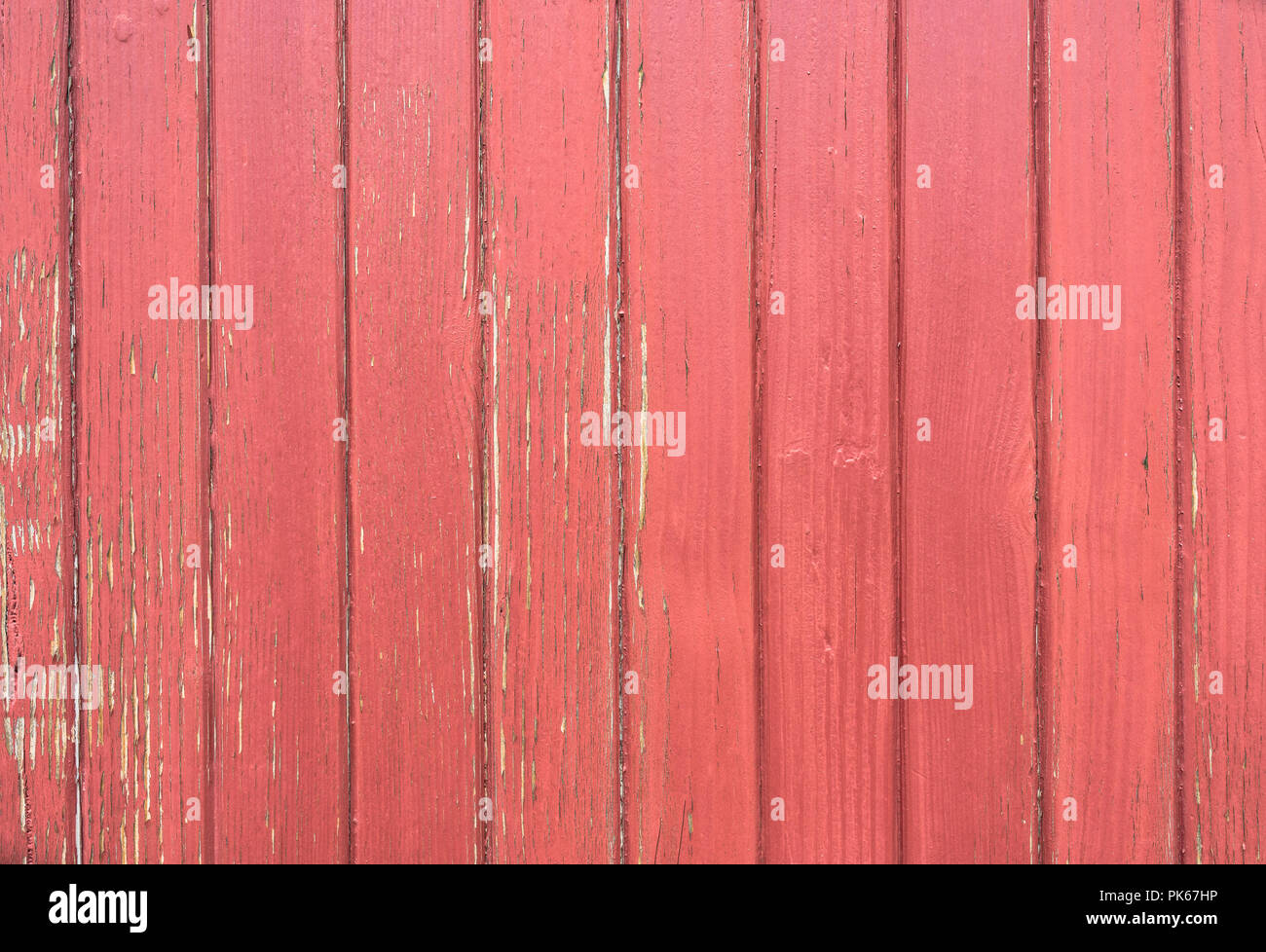 Red wood with old paint texture Stock Photo - Alamy