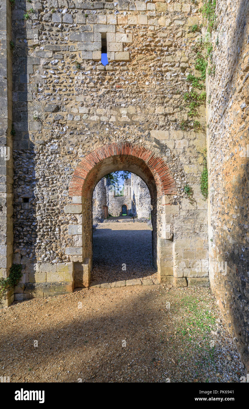 Ruins of ancient medieval Wolvesey Castle (Old Bishop's Palace) in ...