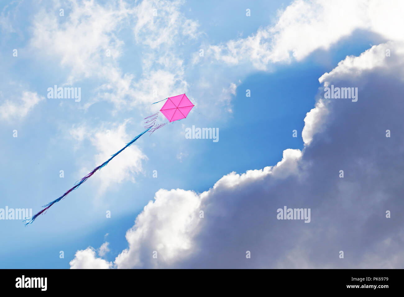 Pink kite hi-res stock photography and images - Alamy