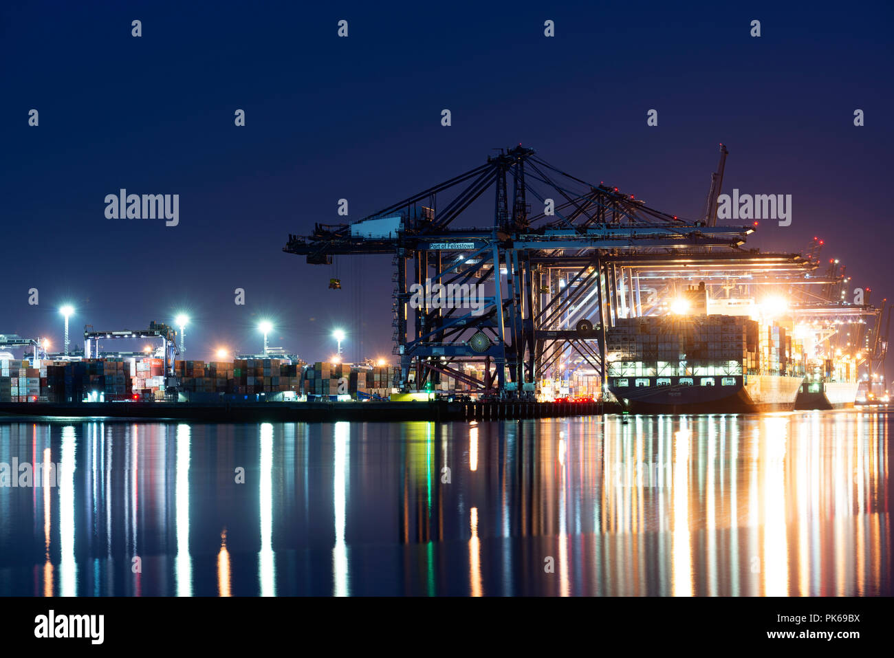 Port of Felixstowe, Suffolk, England Stock Photo - Alamy