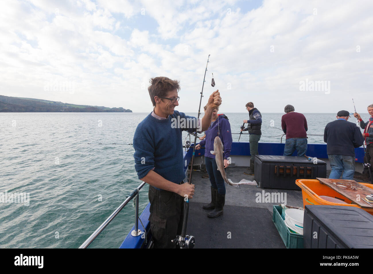Charter day fishing from Ilfracombe Harbour,Devon, England, United ...