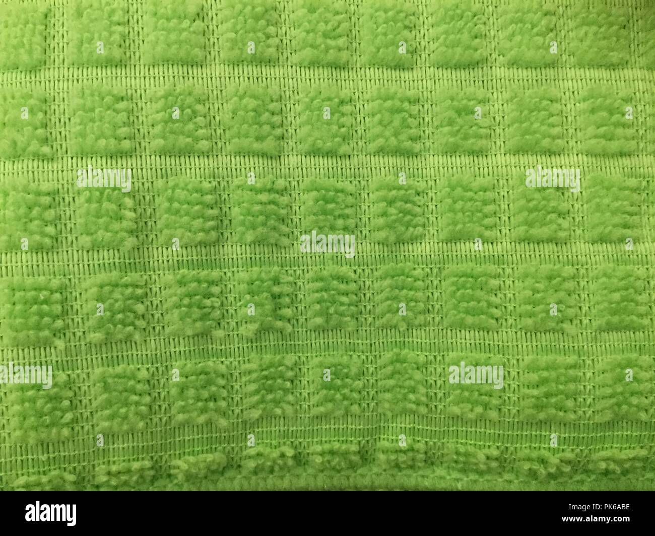 Green squares pattern background.cloth textures Stock Photo - Alamy
