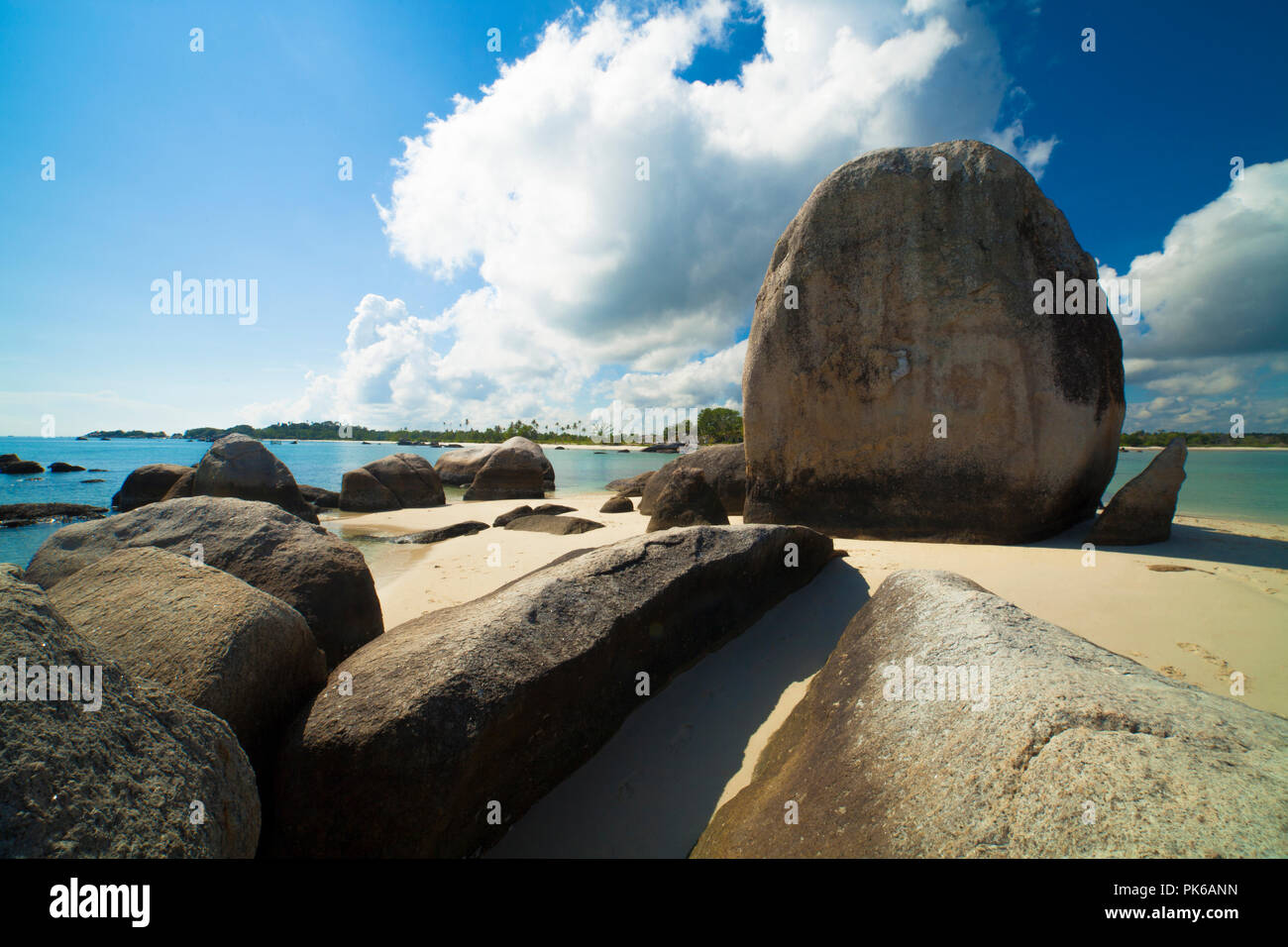 Natural rock formation in Belitung Island Stock Photo - Alamy