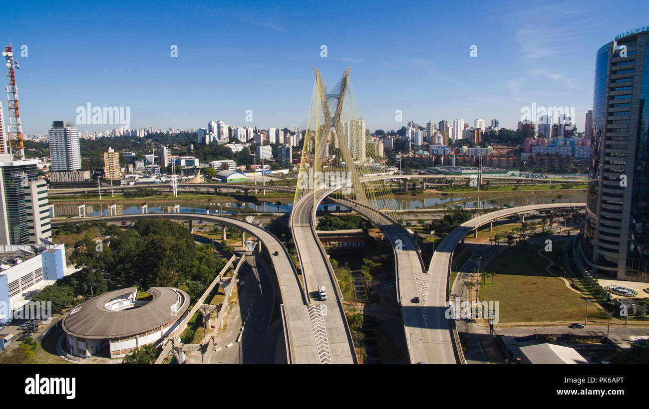 Steel cable bridge in brazil hi-res stock photography and images - Alamy