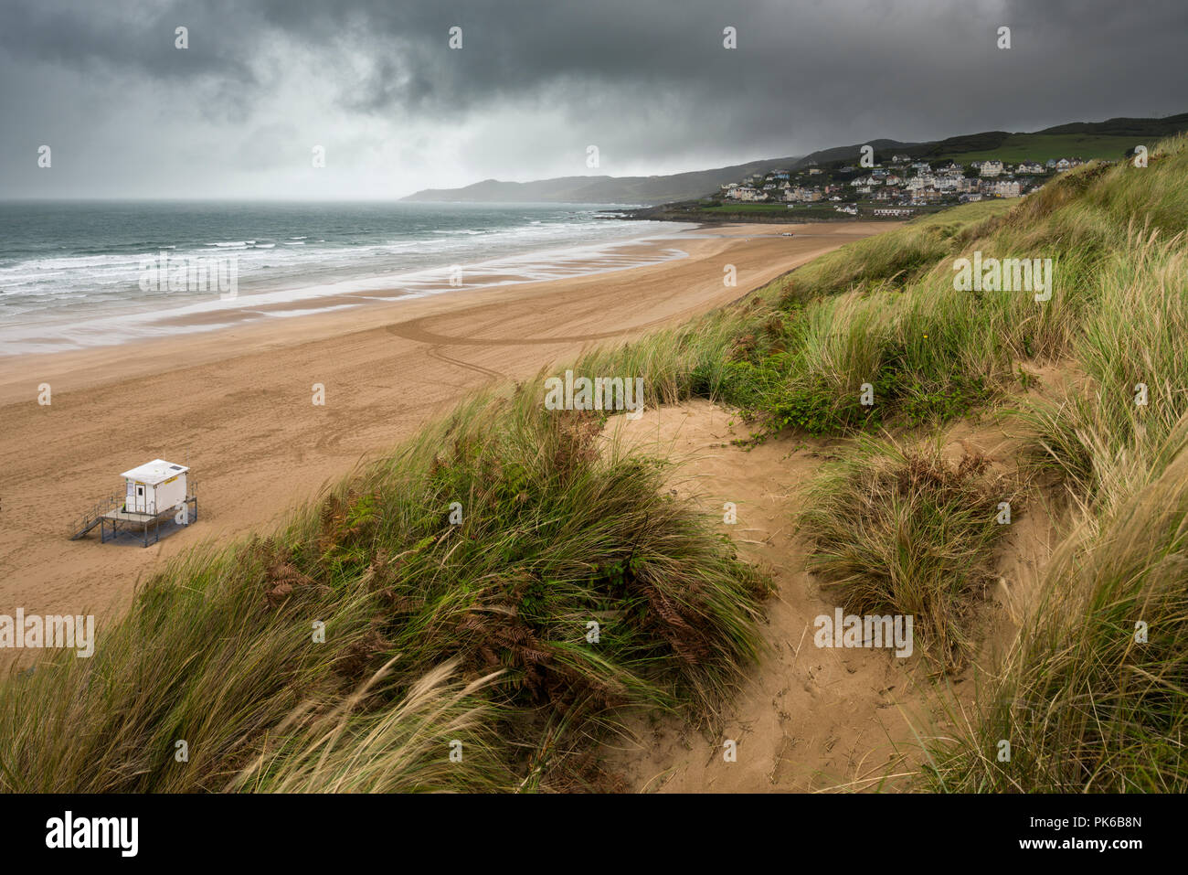 Woolacombe village north devon hi-res stock photography and images - Alamy