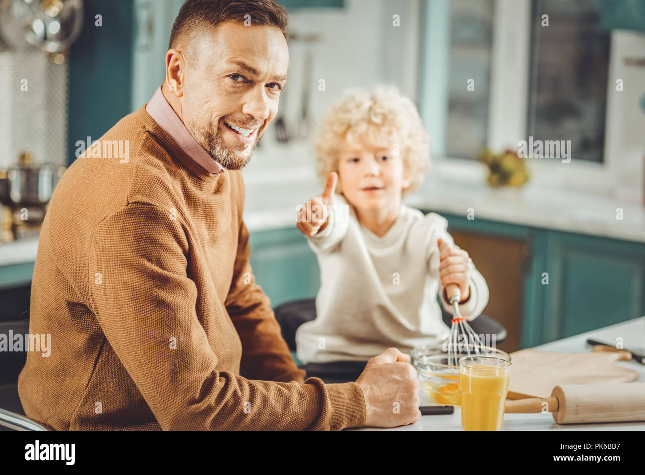 Bearded father hi-res stock photography and images - Alamy