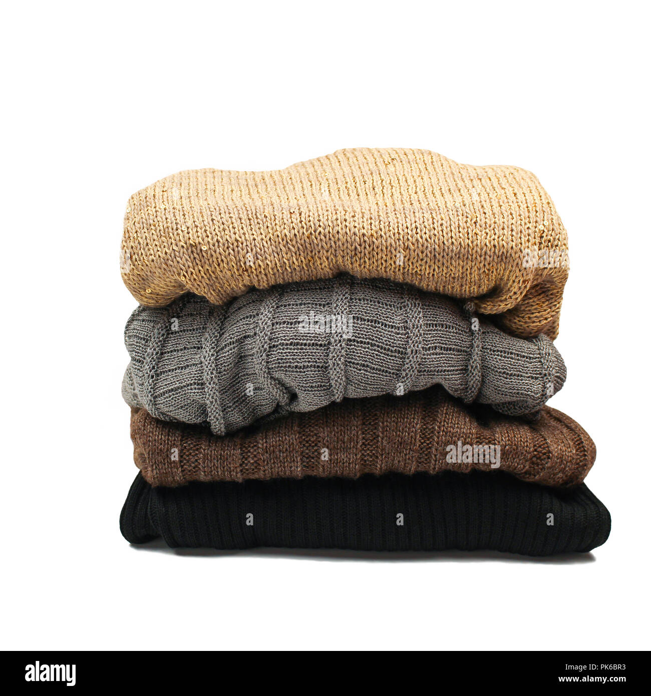 Pile warm autumn winter Cut Out Stock Images & Pictures - Alamy