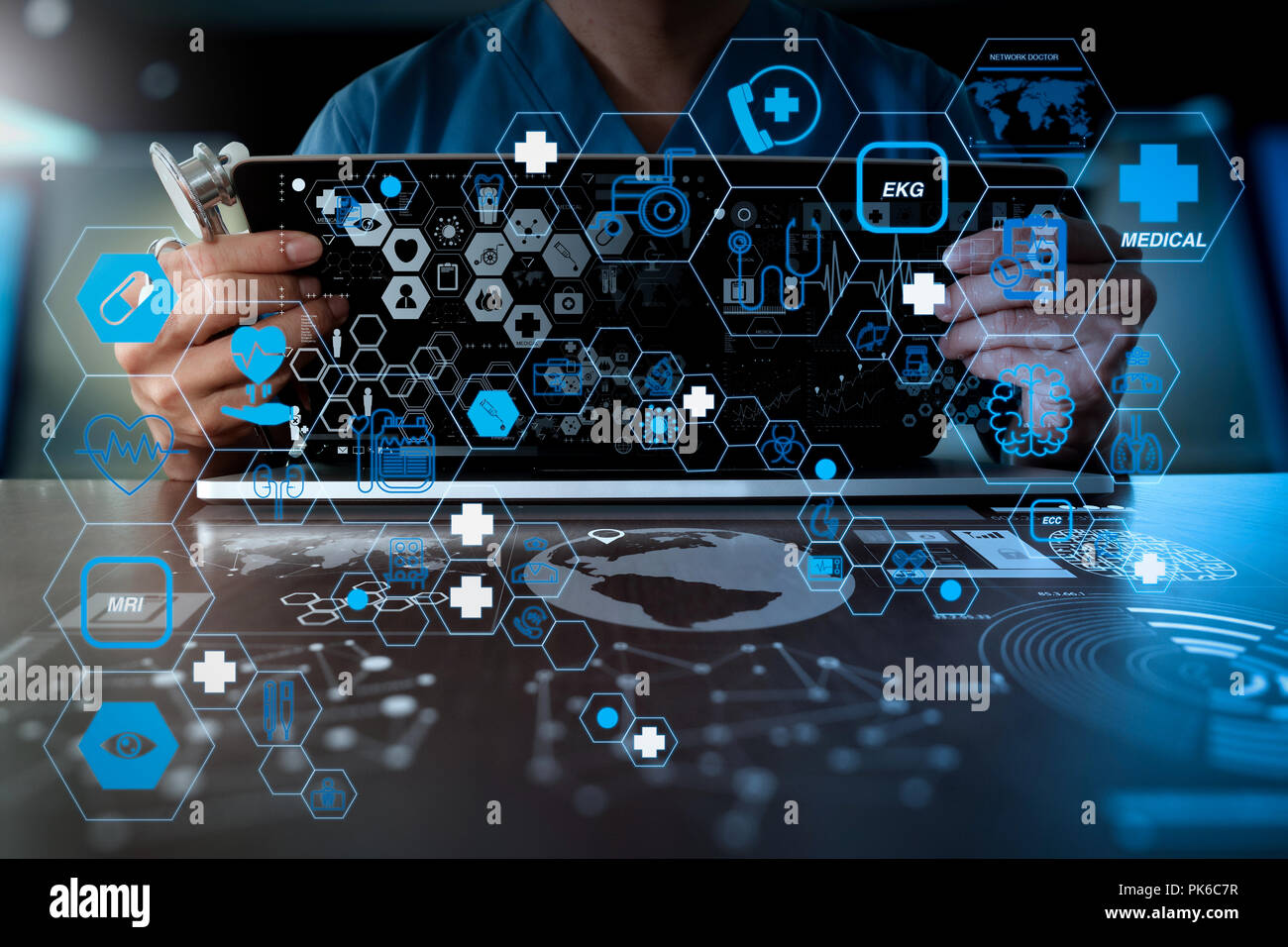 Digital interface medical data hi-res stock photography and images - Alamy