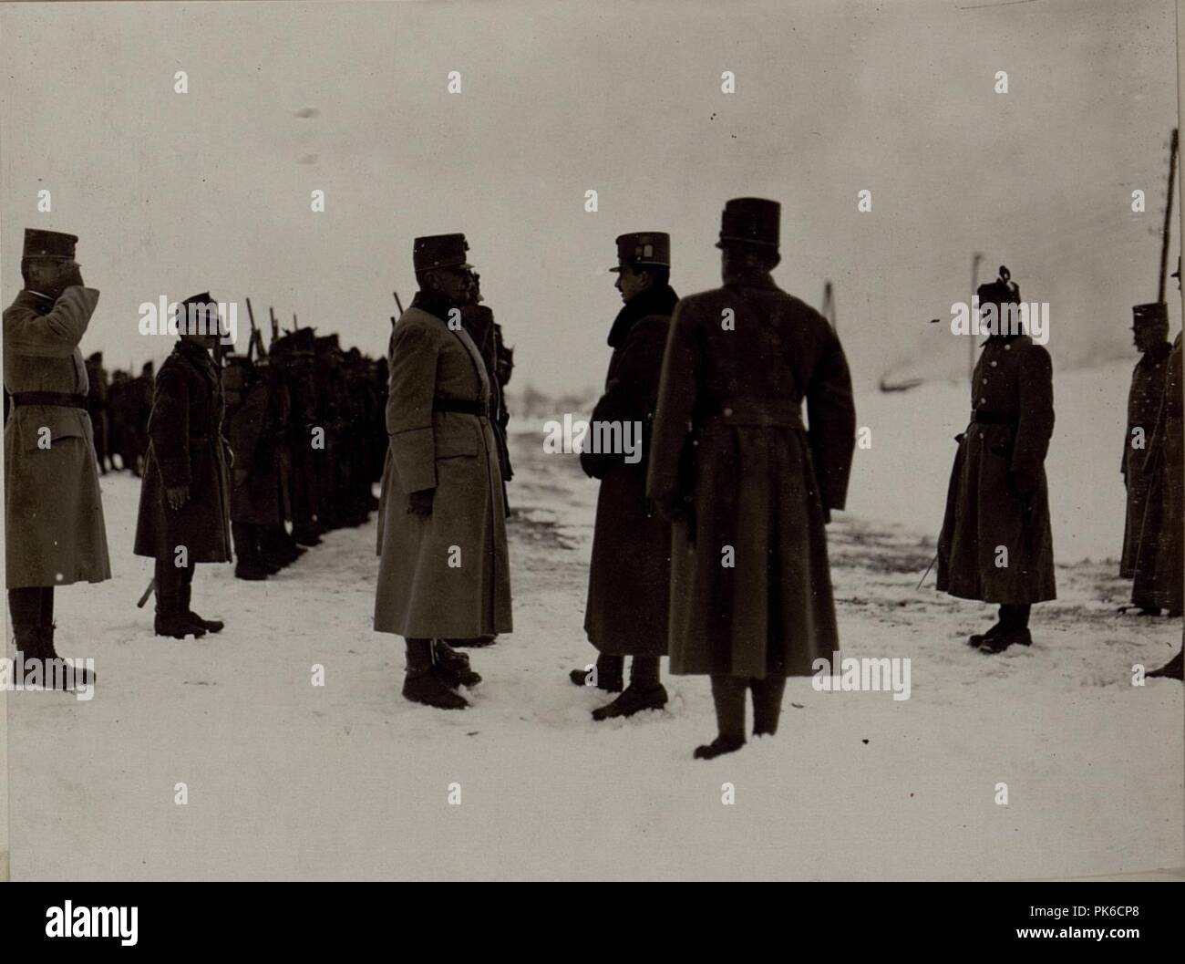 Besuch Sr.M.Kaiser Karl in Ober Drauburg.16.XII.16 Stock Photo - Alamy