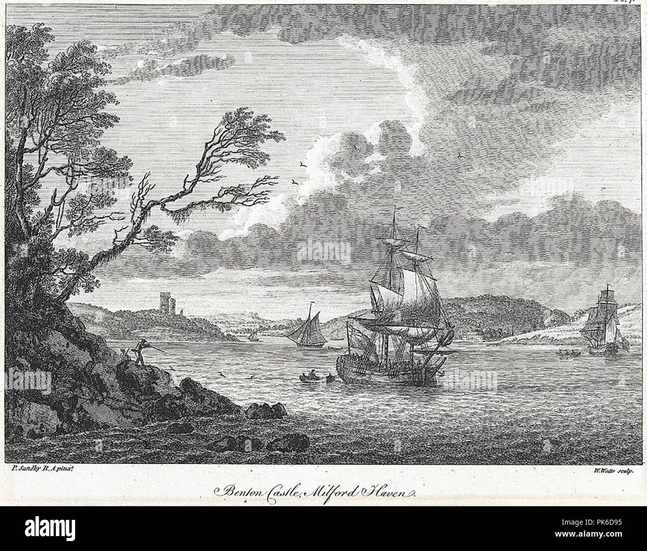 Benton Castle, Milford Haven Stock Photo - Alamy