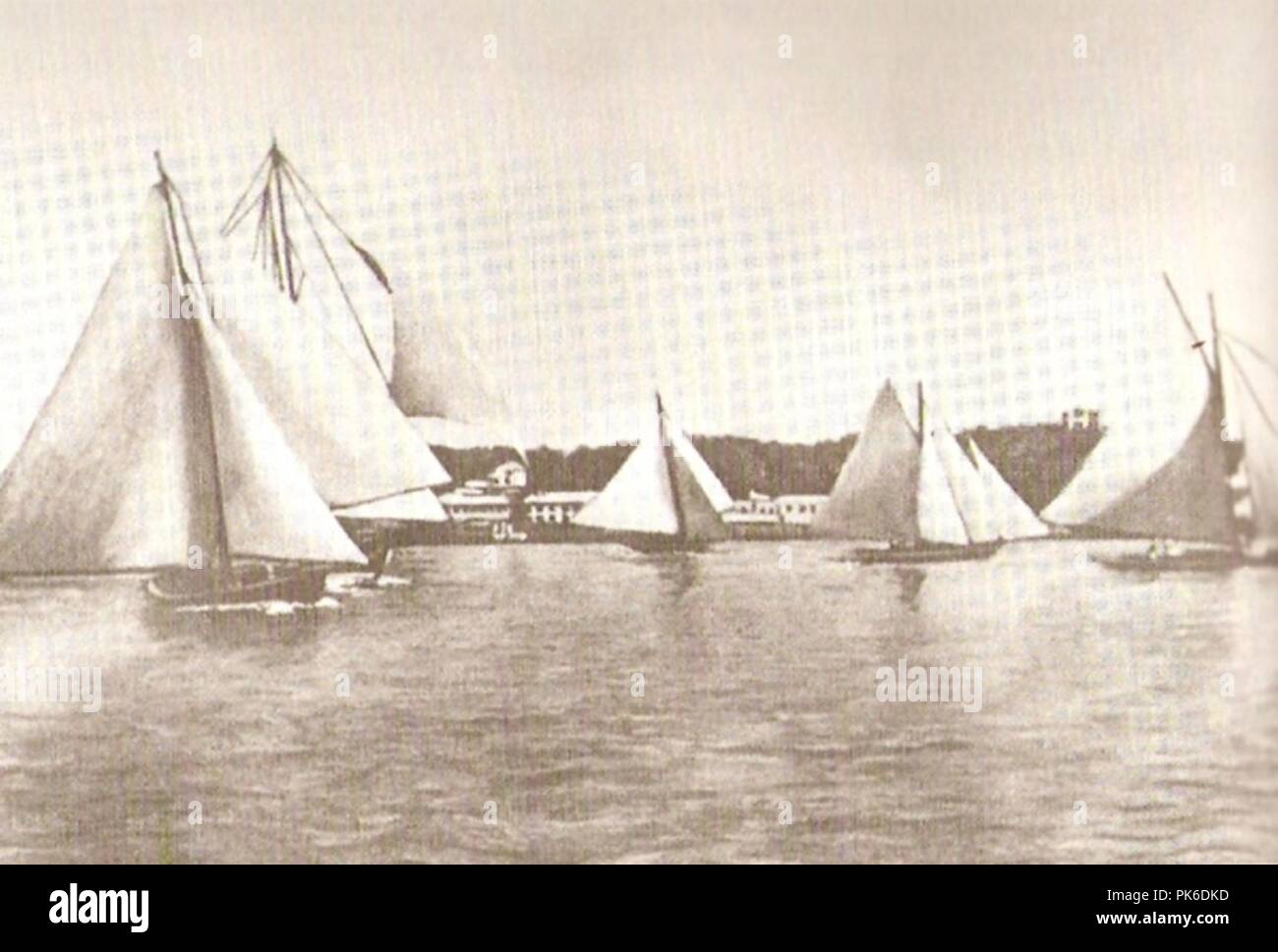 Bermuda sloop race Stock Photo - Alamy