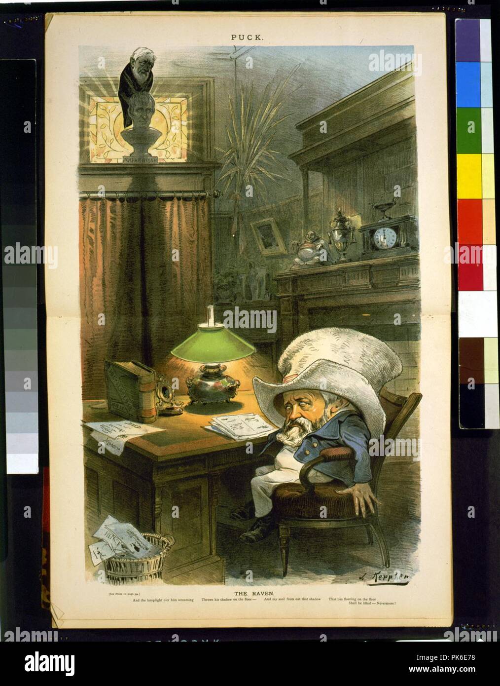 Benjamin Harrison Puck Stock Photo - Alamy