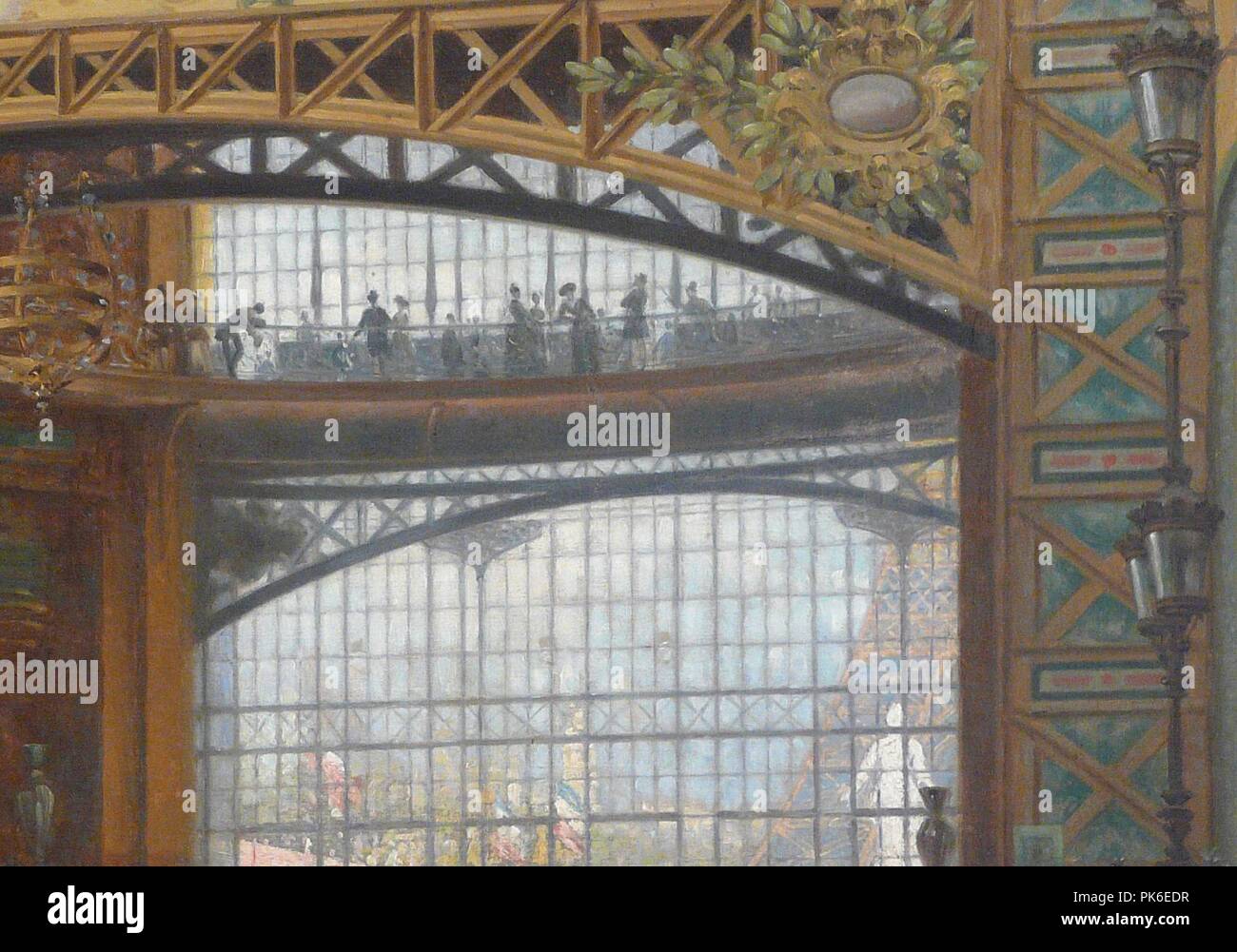 BEROUD Louis,1889 - Le Dôme Central de la Galerie des Machines lors de ...