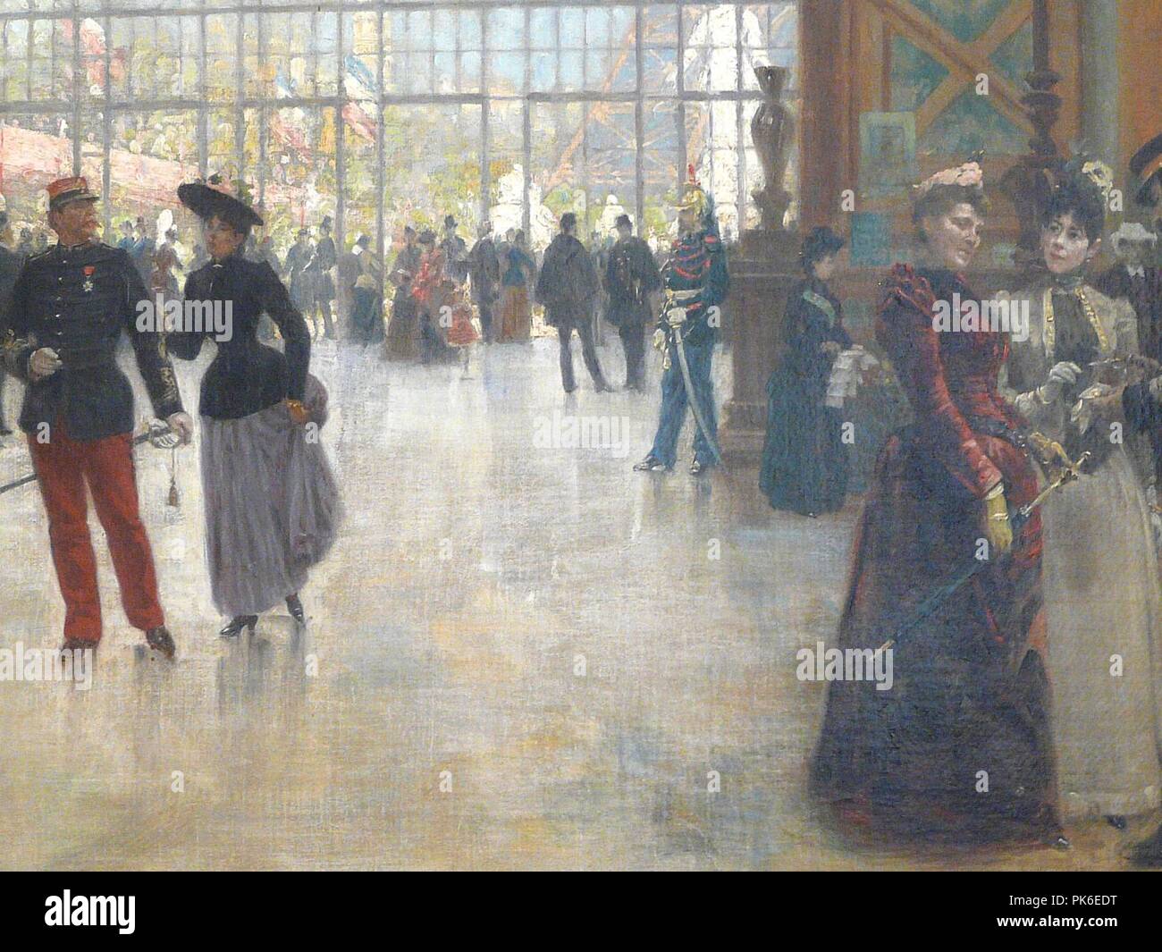 BEROUD Louis,1889 - Le Dôme Central de la Galerie des Machines lors de ...