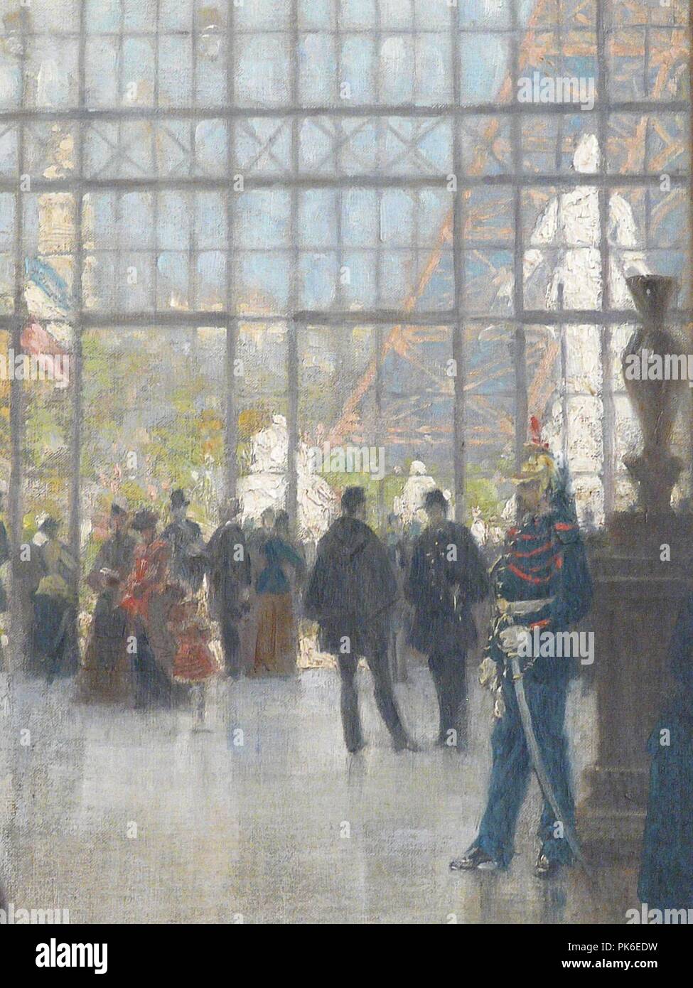 BEROUD Louis,1889 - Le Dôme Central de la Galerie des Machines lors de ...