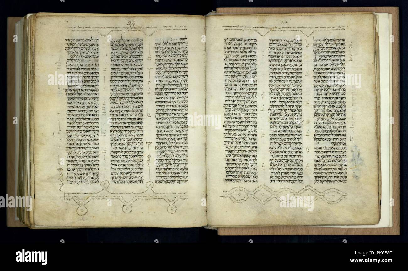 Bible from 1300 (13 Stock Photo - Alamy