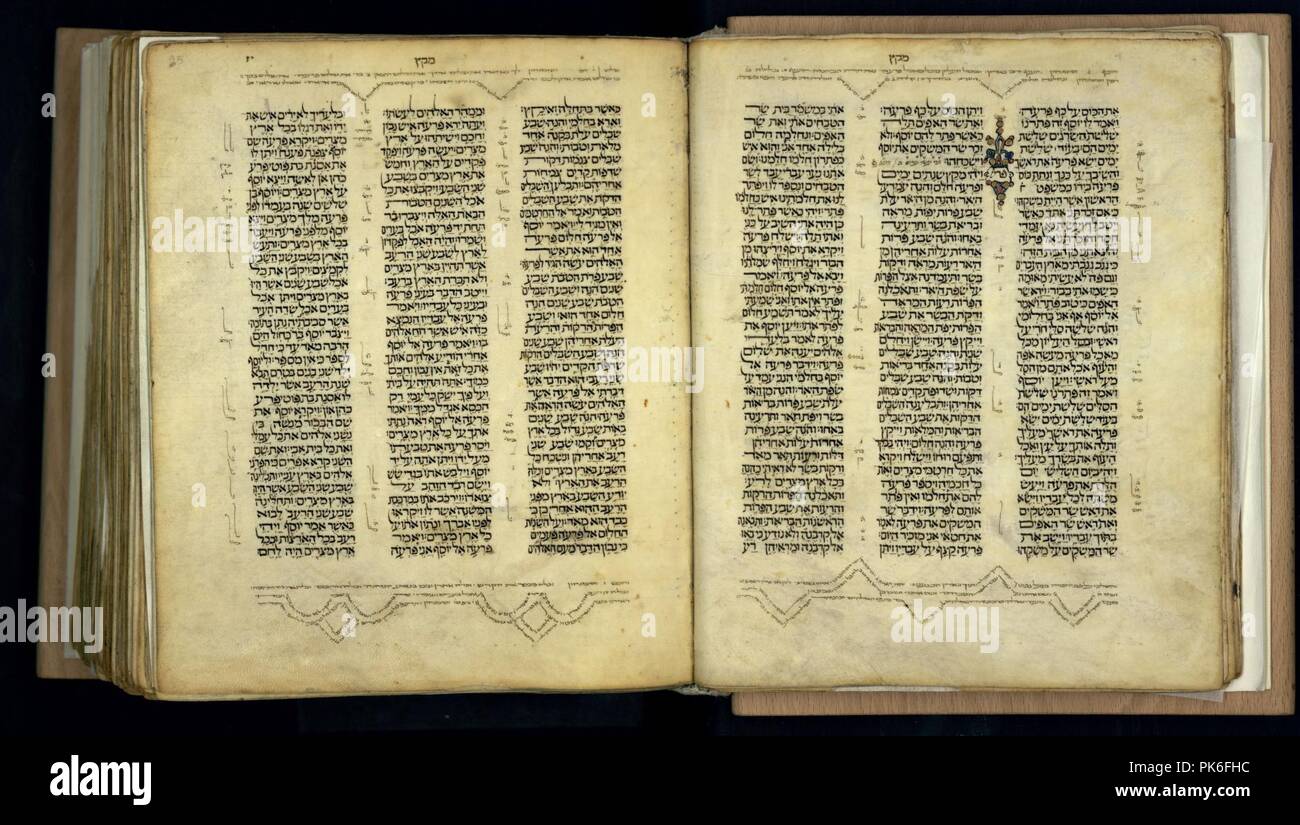 Bible from 1300 (26 Stock Photo - Alamy