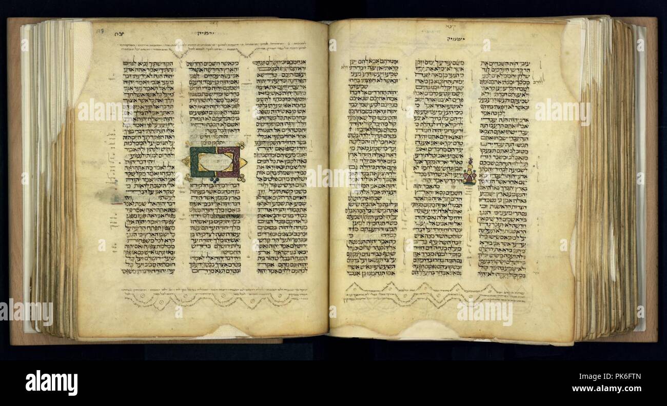 Bible from 1300 (199 Stock Photo - Alamy
