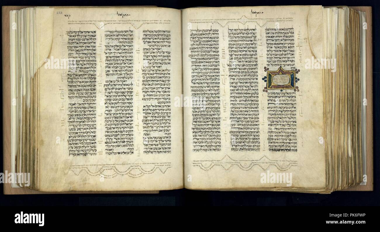 Bible from 1300 (224 Stock Photo - Alamy