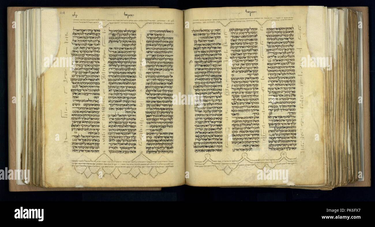 Bible from 1300 (233 Stock Photo - Alamy