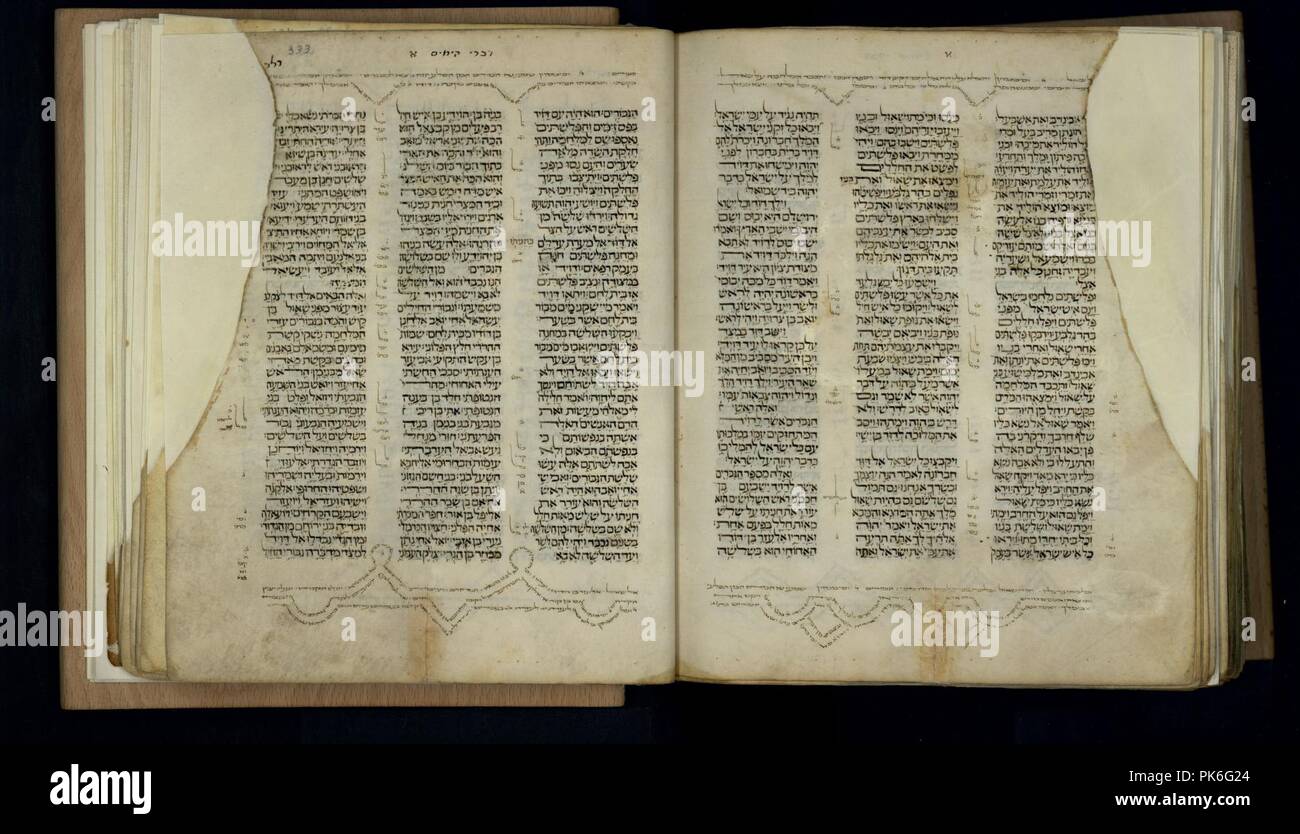 Bible from 1300 (334 Stock Photo - Alamy