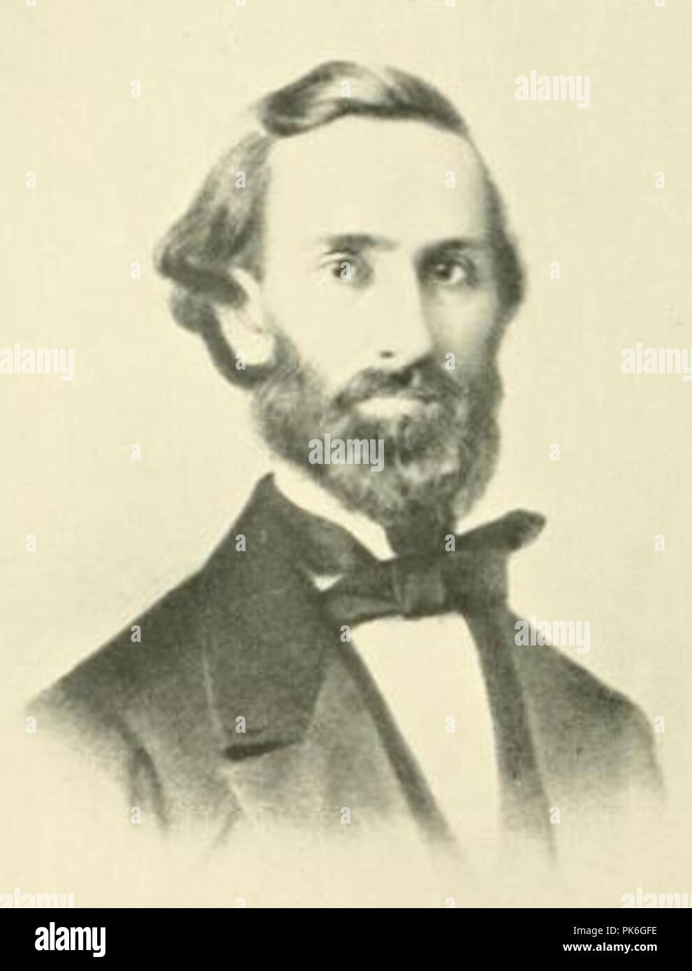 Benjamin Hale Buckingham circa 1860 Stock Photo - Alamy