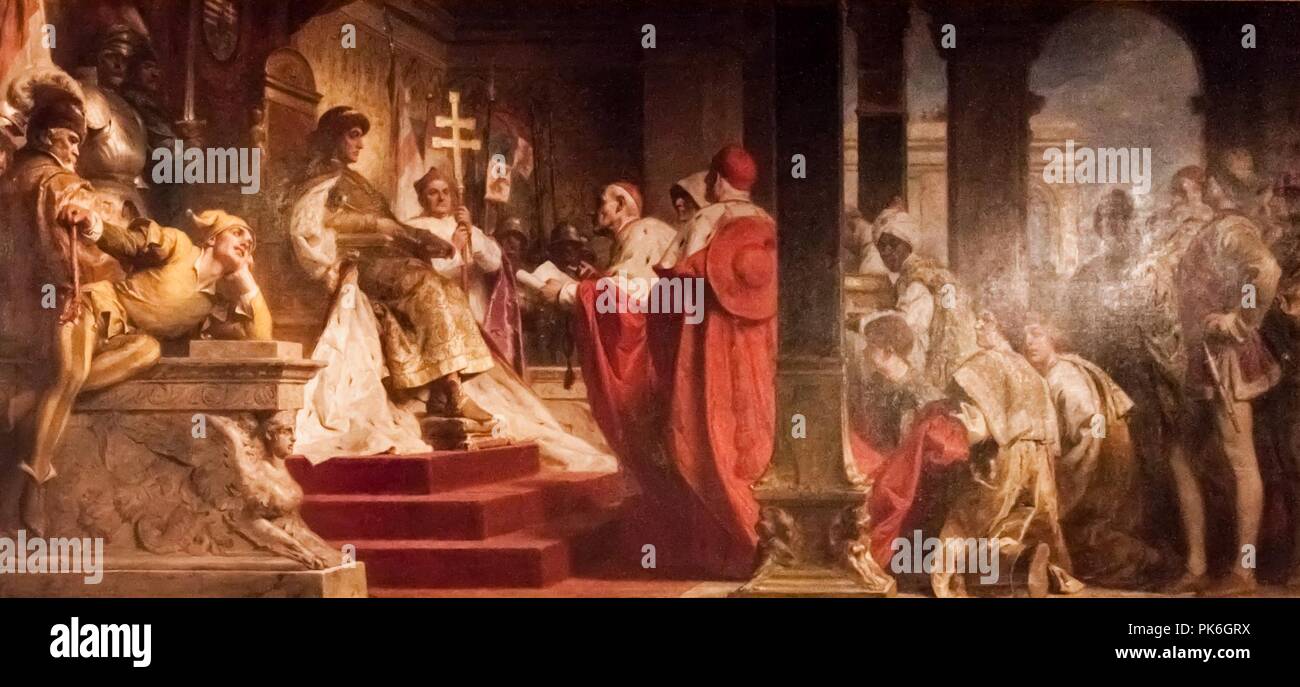 With the papal legates hi-res stock photography and images - Alamy