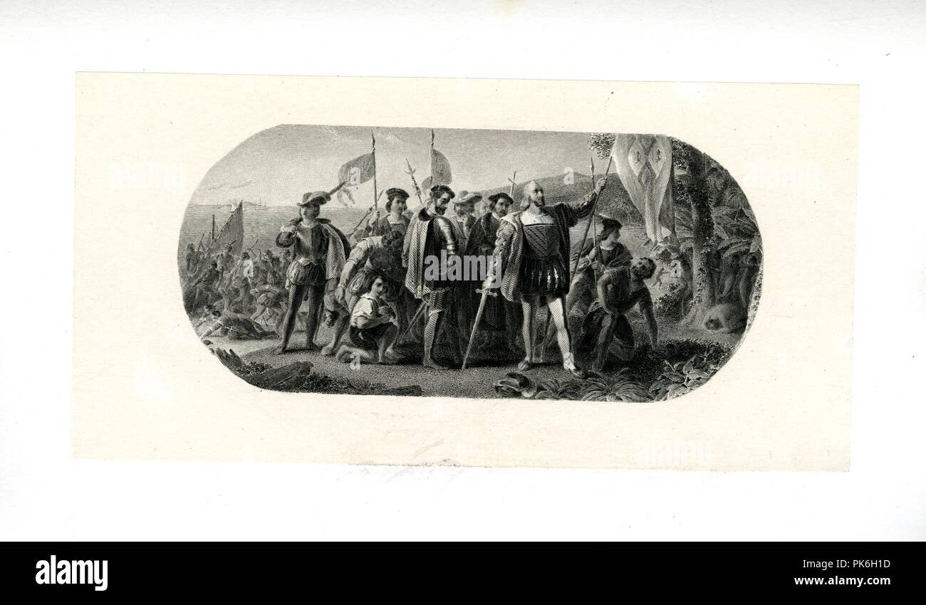 BEP-(Multiple)-Landing of Columbus (Vanderlyn) reduced original Stock ...