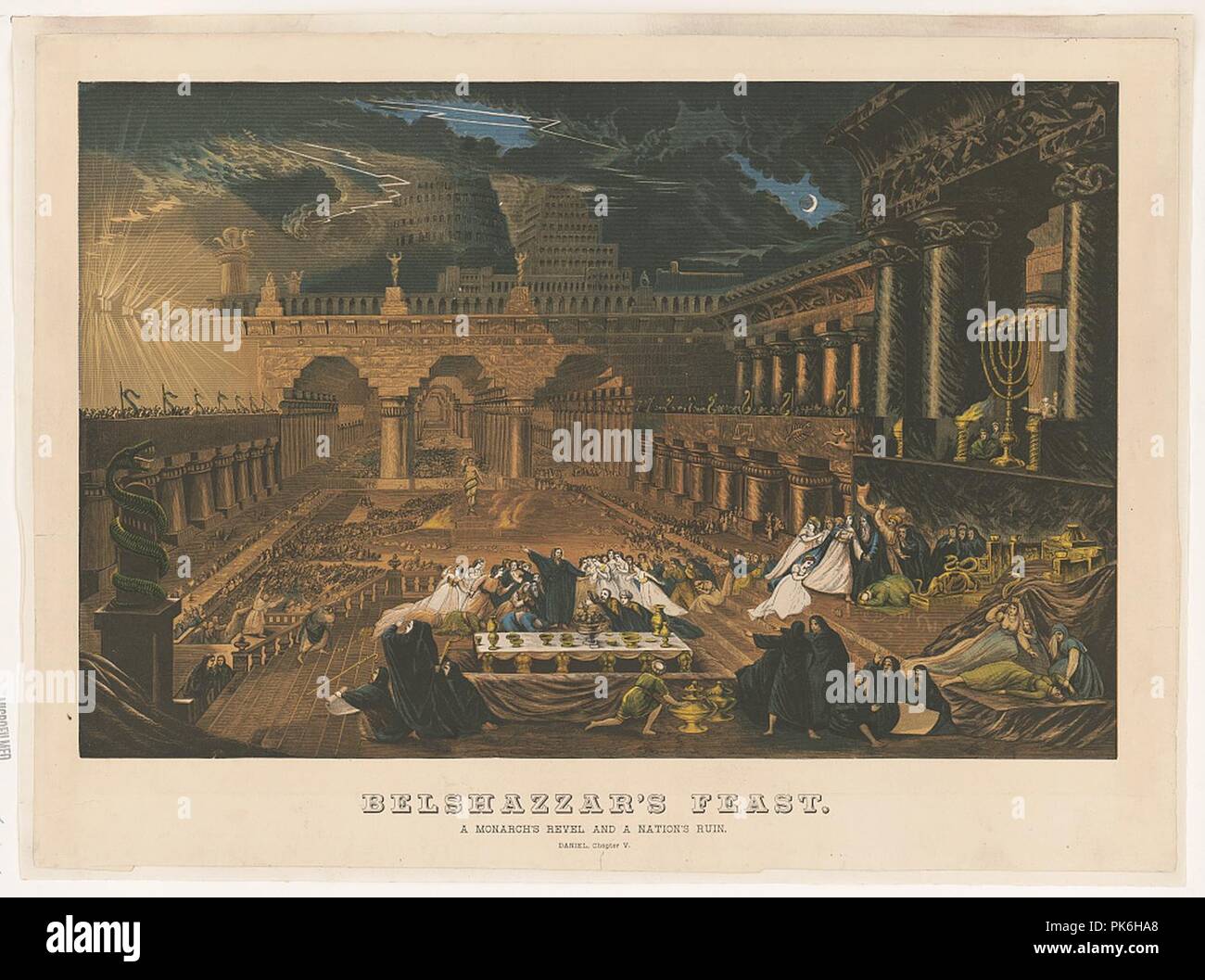 Belshazzar's feast-A monarch's revel and a nation's ruin-Daniel ...