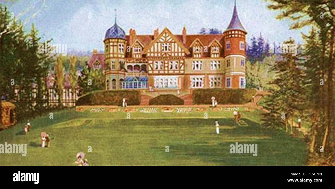 Berystede home of Henry and Helen Standish (05 Stock Photo - Alamy