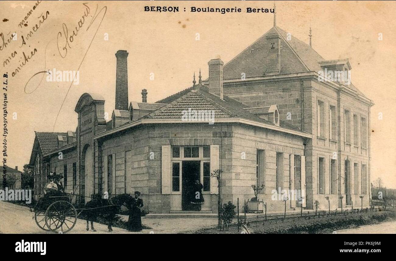 Berson - bourg 6 Stock Photo - Alamy