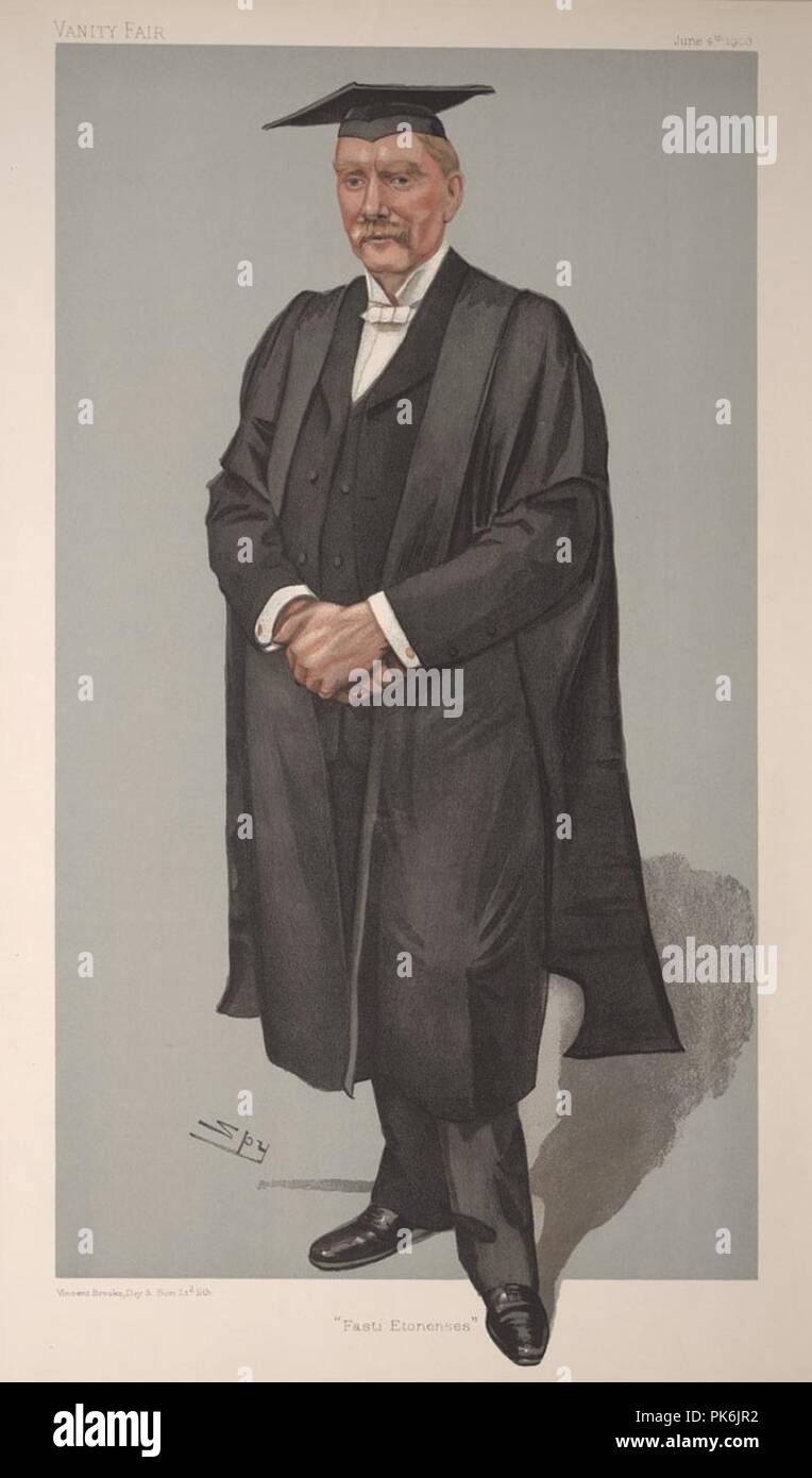 Arthur Christopher Benson, Vanity Fair, 1903-06-04 Stock Photo - Alamy