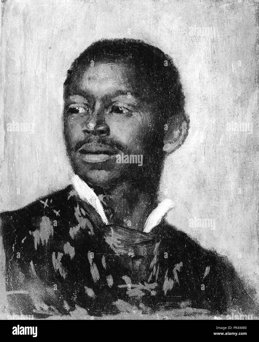 Benes Knupfer 1844-1910 - Negr studie k obrazu Kolumbovo vejce Stock ...