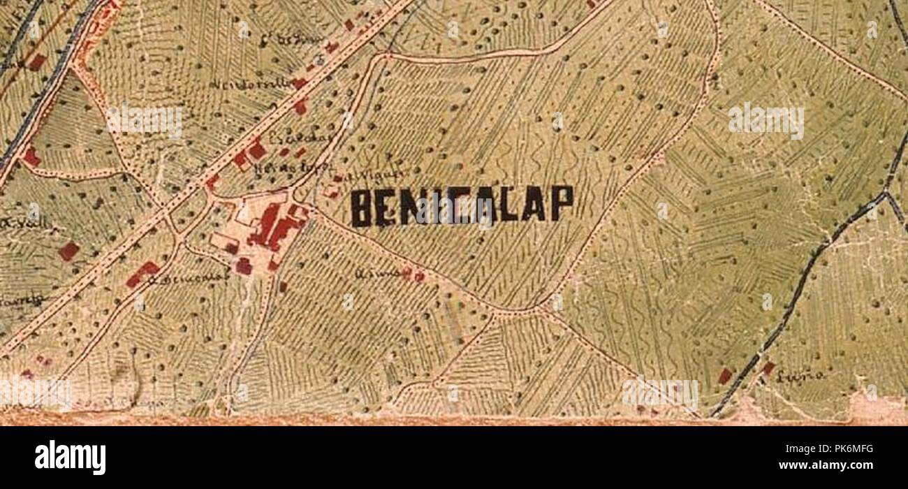 Benicalap (València); de 1883 Stock Photo - Alamy