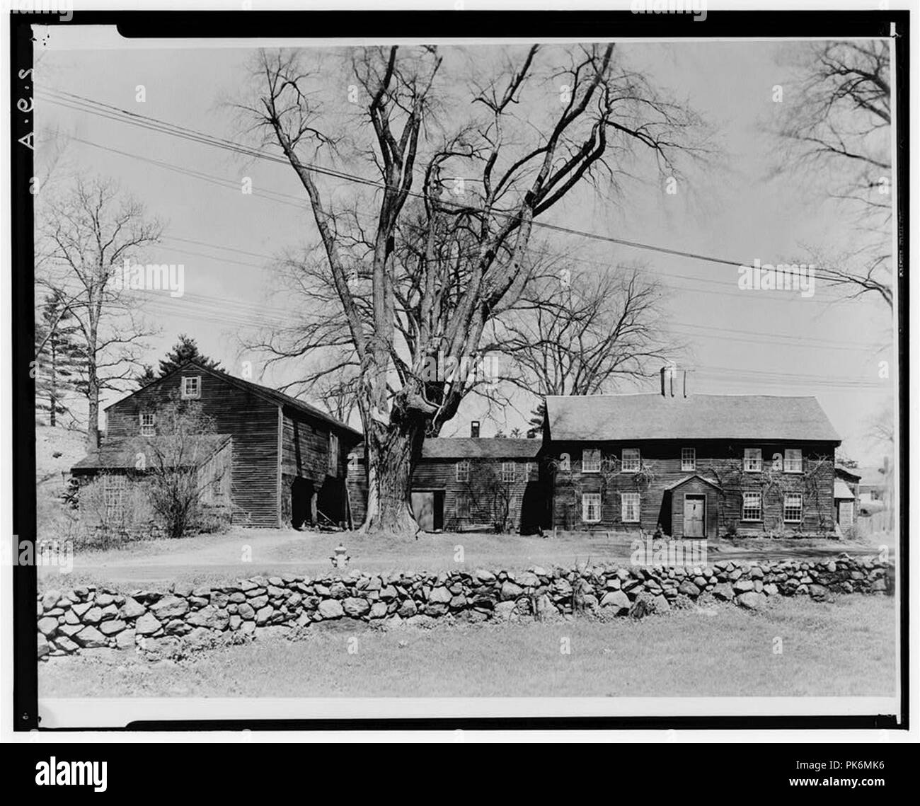 Benjamin Abbott Farmhouse Andover Stock Photo - Alamy