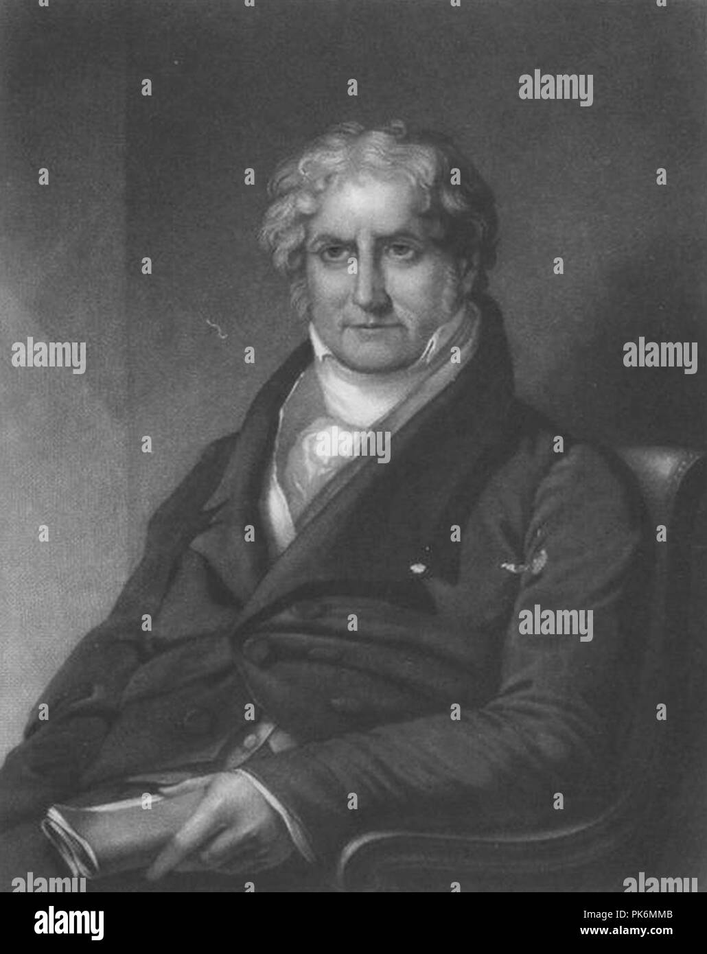Benjamin Carr by John Sartain Stock Photo - Alamy