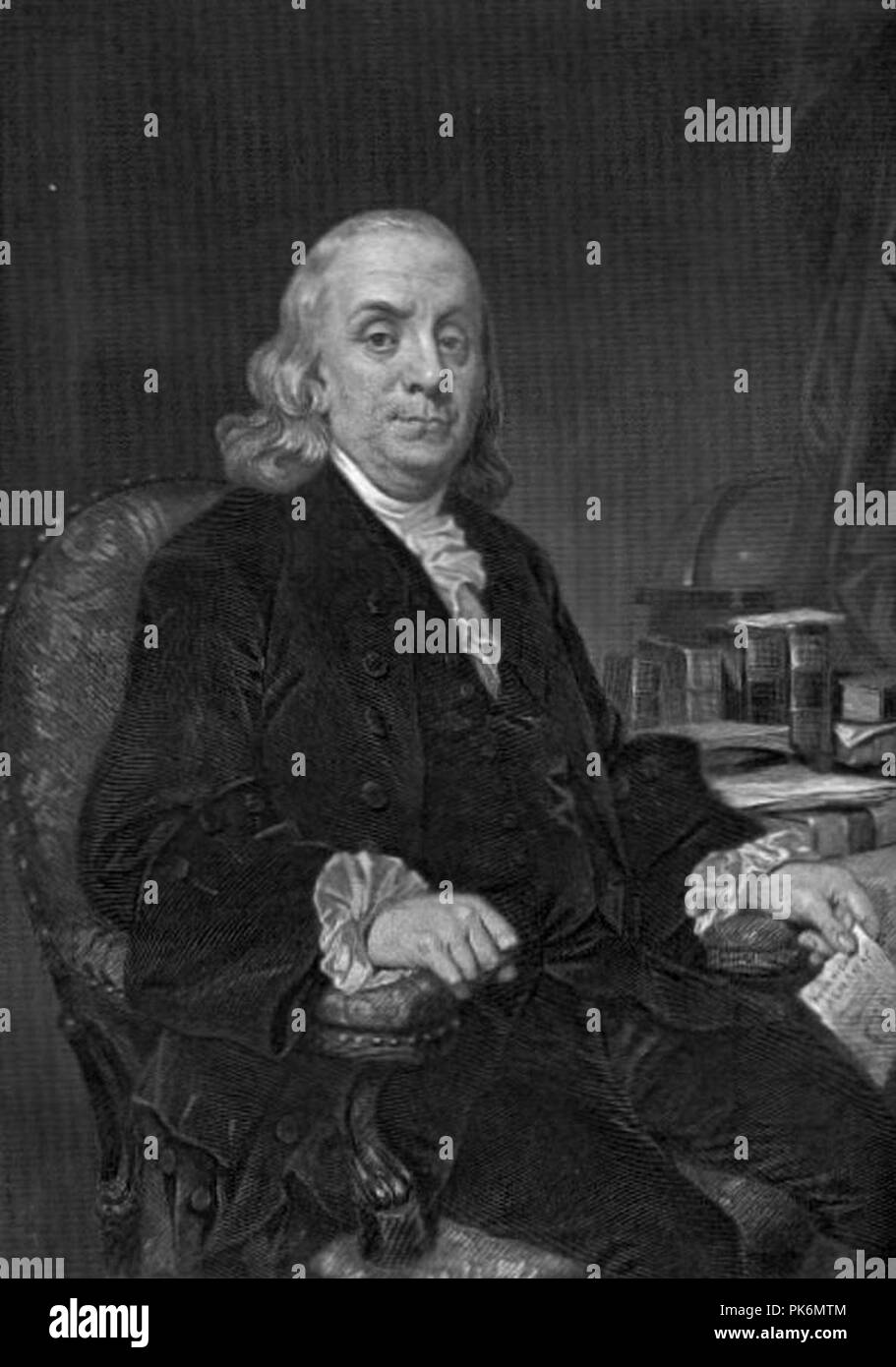 Benjamin Franklin Portrait Stock Photo - Alamy